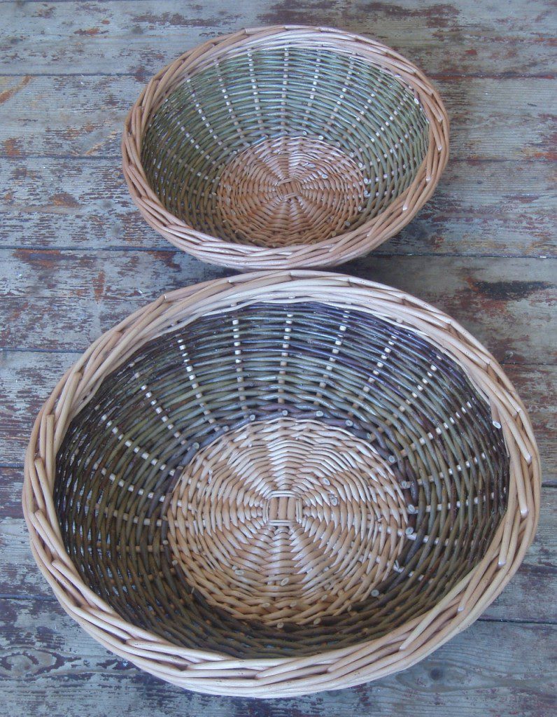 small round baskets and trays | Hastingwood Basket Works